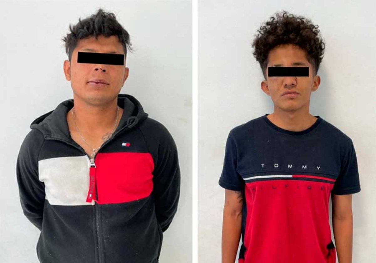 Detiene policía de San Andrés Cholula a dos presuntos asaltantes